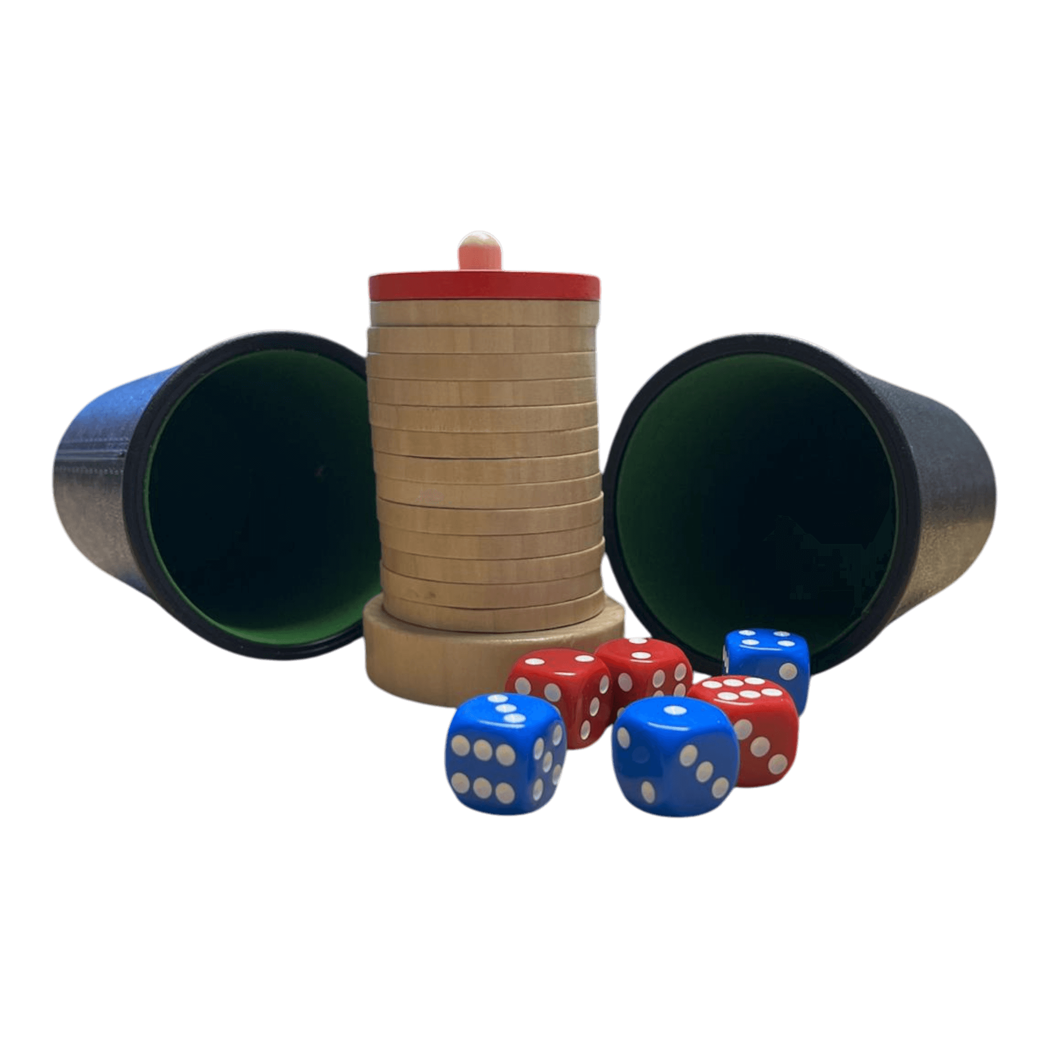 Schockbesteck aus Holz (inkl. Becher & Würfel) – MyBeerPong